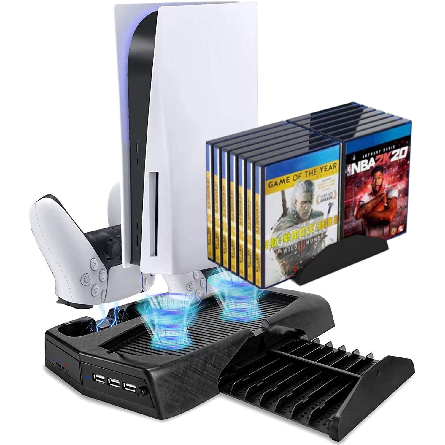 Ps5 Pro Vertical Cooling Stand Zahng With Controller Free Download