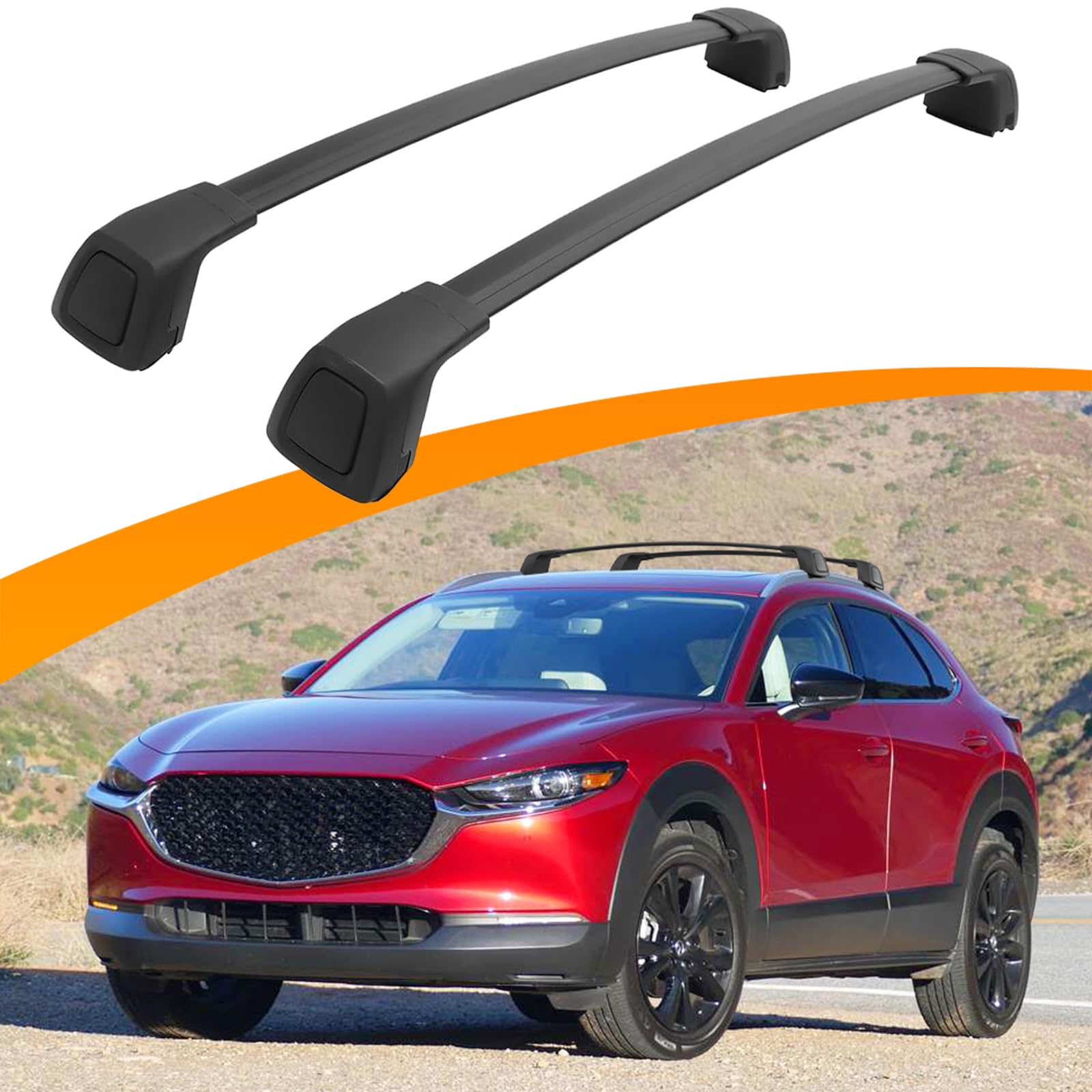 Snailfly Roof Rack Cross Bars Fit for Mazda CX30 CX-30 2020 2021 2022 ...