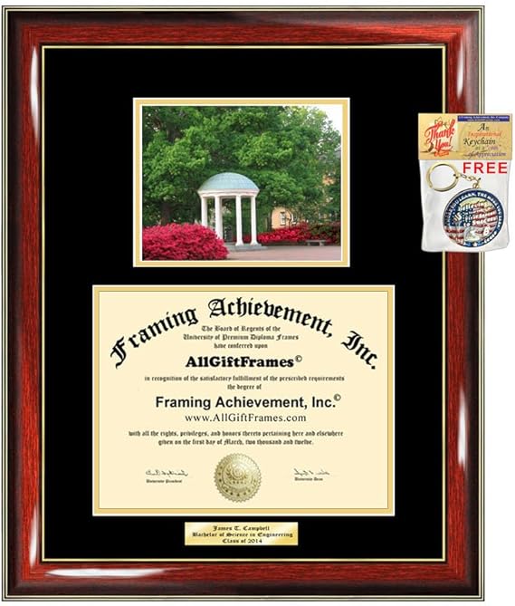 Amazon.com: Diploma Frame UNC University of North Carolina Chapel Hill ...