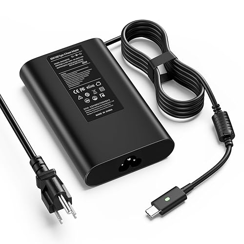 65W USB C Laptop Charger Compatible with Dell Latitude 5420 5520 Series ...