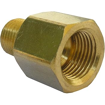 FasParts 3/8" Female NPT FPT FIP to 1/4" Male MPT MIP Brass Pipe ...