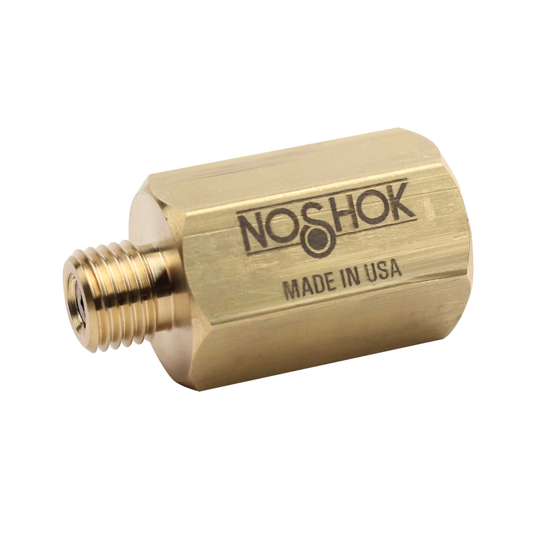Buy NOSHOK 1335 Brass Piston Type Pressure Snubber, 7/16"-20 SAE-4 ...