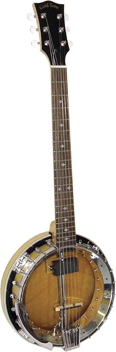 Goldtone Gt-500 (Banjitar) 6-String Banjo With Pick-Up: Amazon.co.uk ...