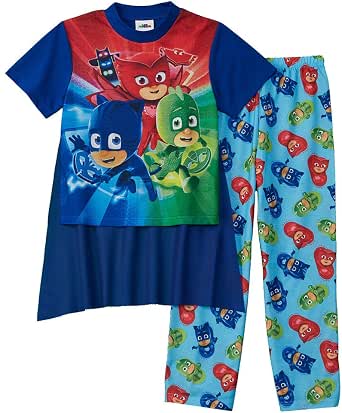 Amazon.com: PJ Masks Pajama Set with Cape - Toddler (4T): Clothing