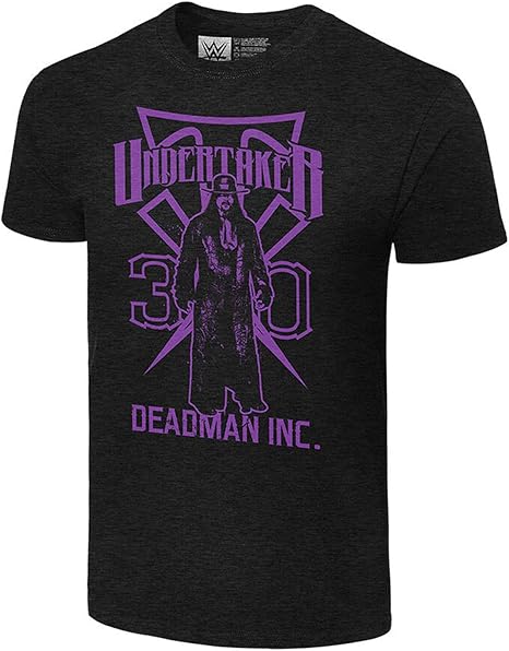 The Undertaker WWE 30 Years Deadman Inc. Official Authentic T-Shirt ...