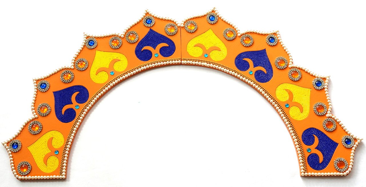 Buy CDS Mahirap cum designer rangoli, wooden, Glass beads work ...