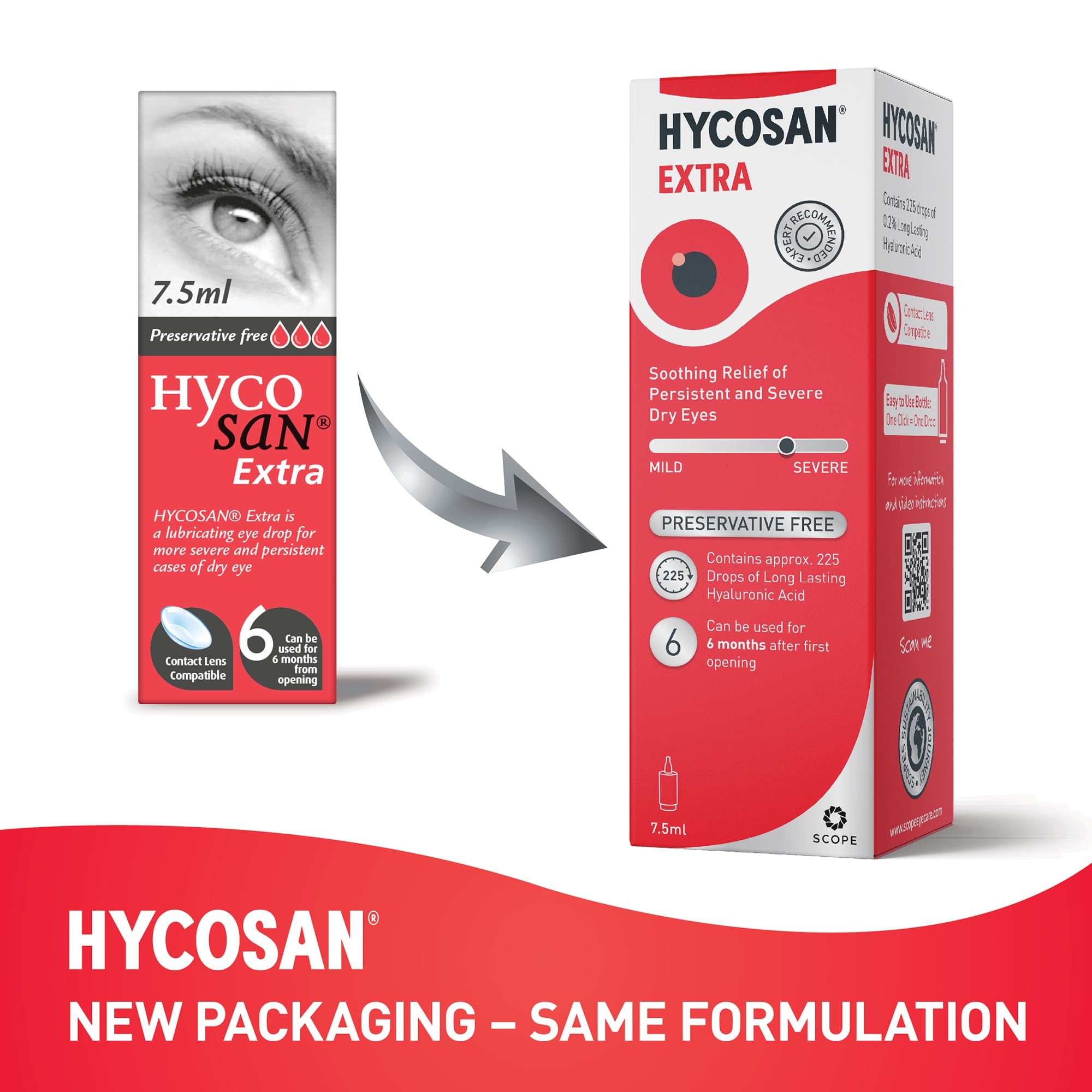 Mua Hycosan Extra - Eye Drops with Hyaluronic Acid for Soothing Relief ...