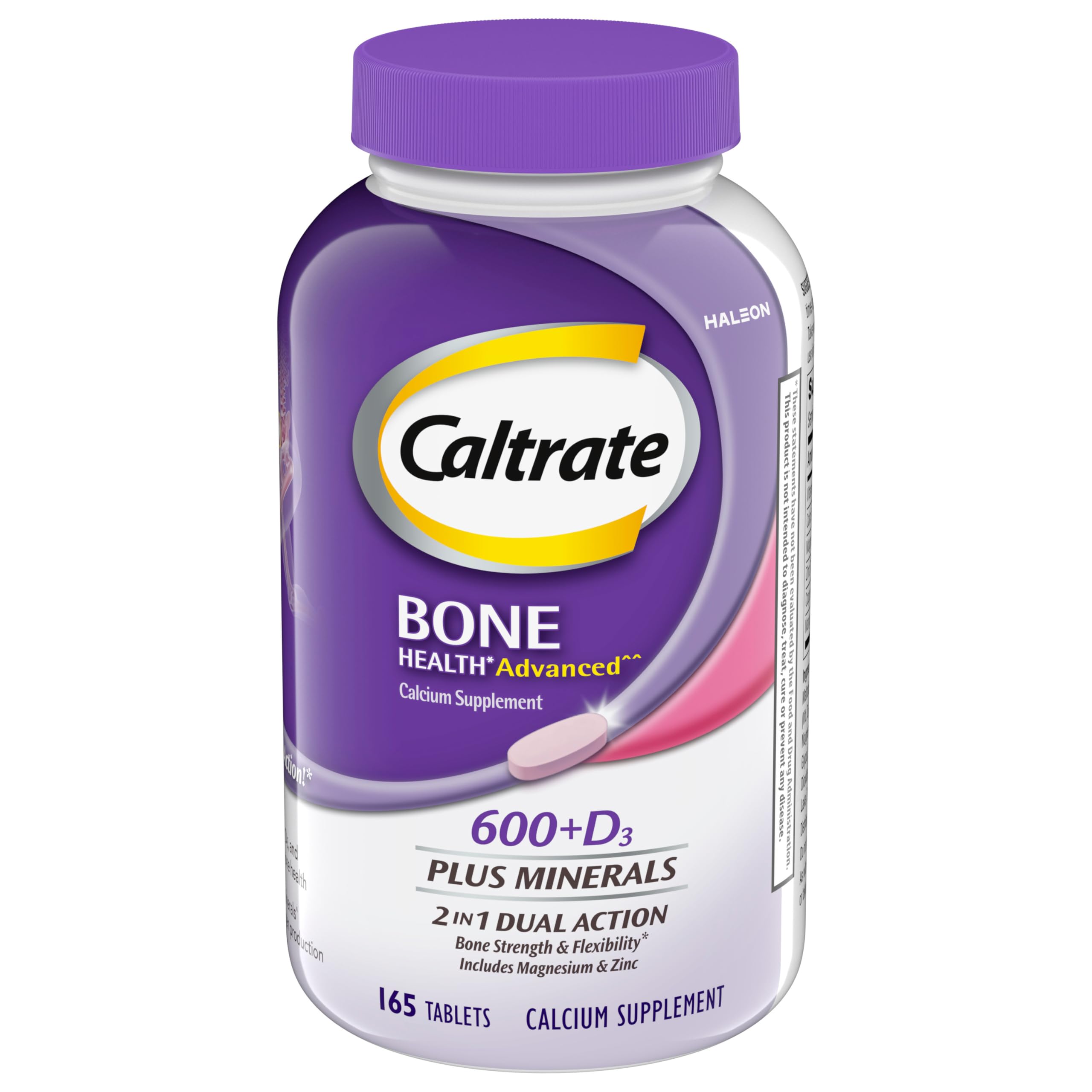 Caltrate 600 Plus D3 Plus Minerals Calcium and Vitamin D Supplement ...