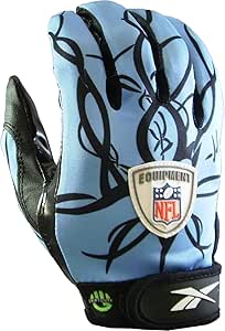 Amazon.com : Reebok, NFL Equipment Receiver's Glove NFL Mayhem (Sky ...