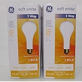 SETEN 2-Pack Mogul Base 3 Way Bulbs LED 10/20/30 Watts,Replacement ...