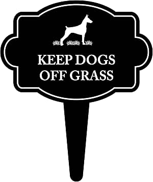 Amazon.com: iCandy Products Inc Keep Dogs Off Grass Sign Home Pet ...