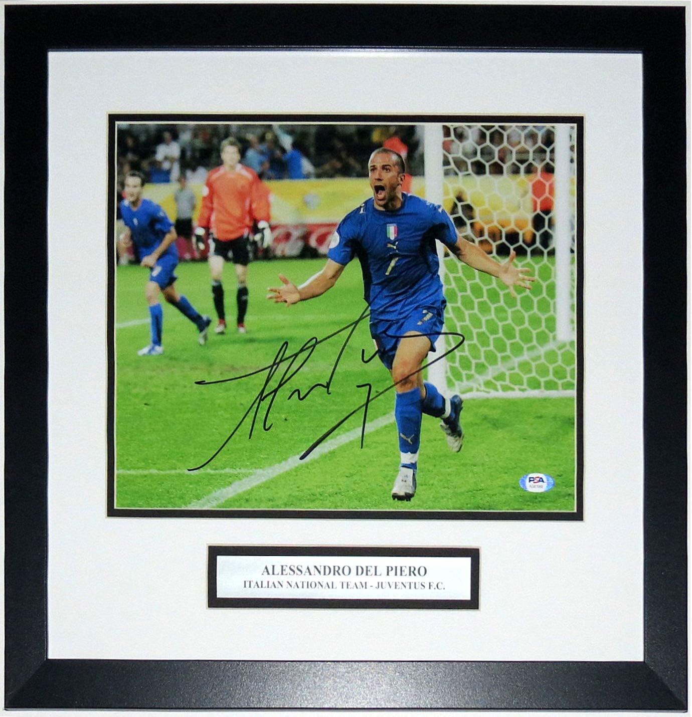 Alessandro Del Piero Signed Italy World Cup 11x14 Photo - PSA DNA COA ...