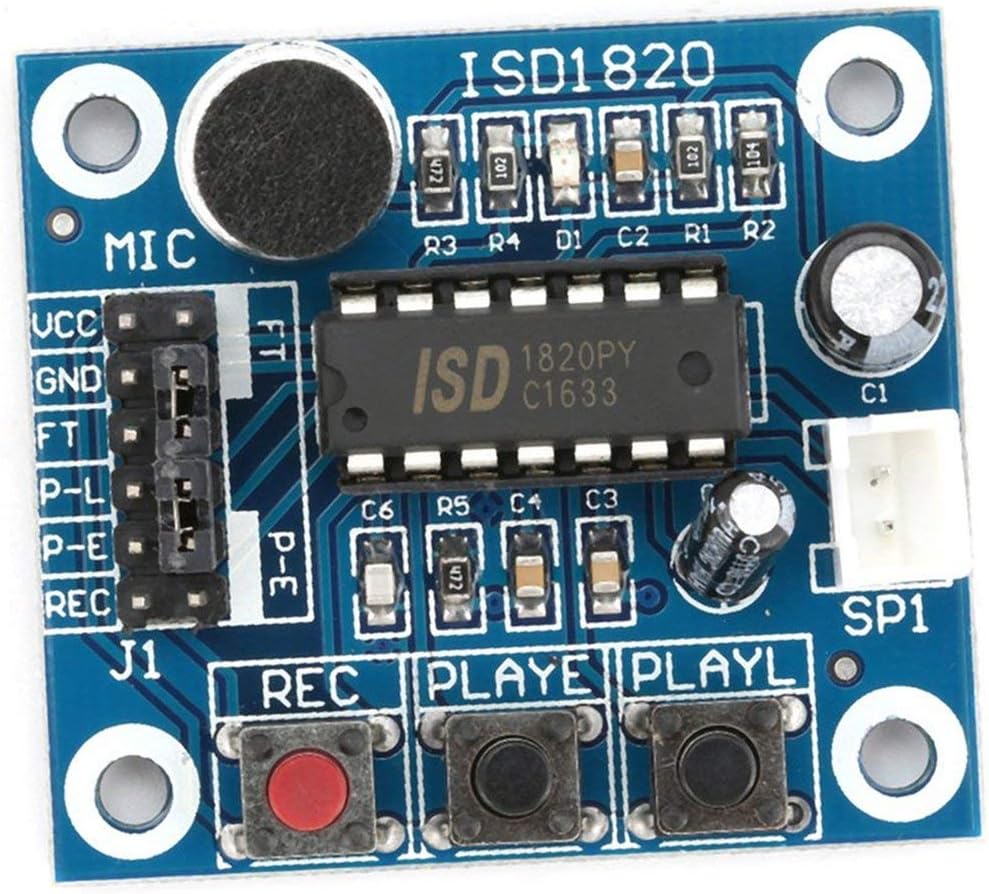 MXECOISD1820 10s Mic Voice Sound Playback Board Recording Recorder ...