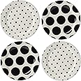 Amazon.com | Kate Spade Dot Assorted Accent Plates, Set Of 4, 4.40 ...