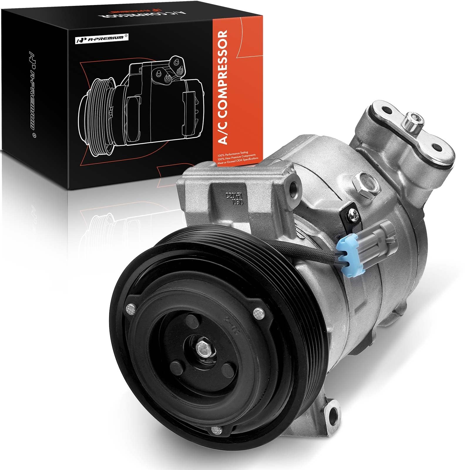A-Premium Air Conditioner AC Compressor with Clutch Compatible with ...