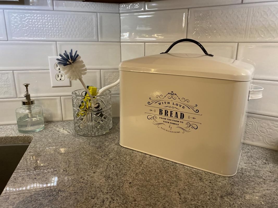 Provence Large Farmhouse Bread Box - Baie Maison