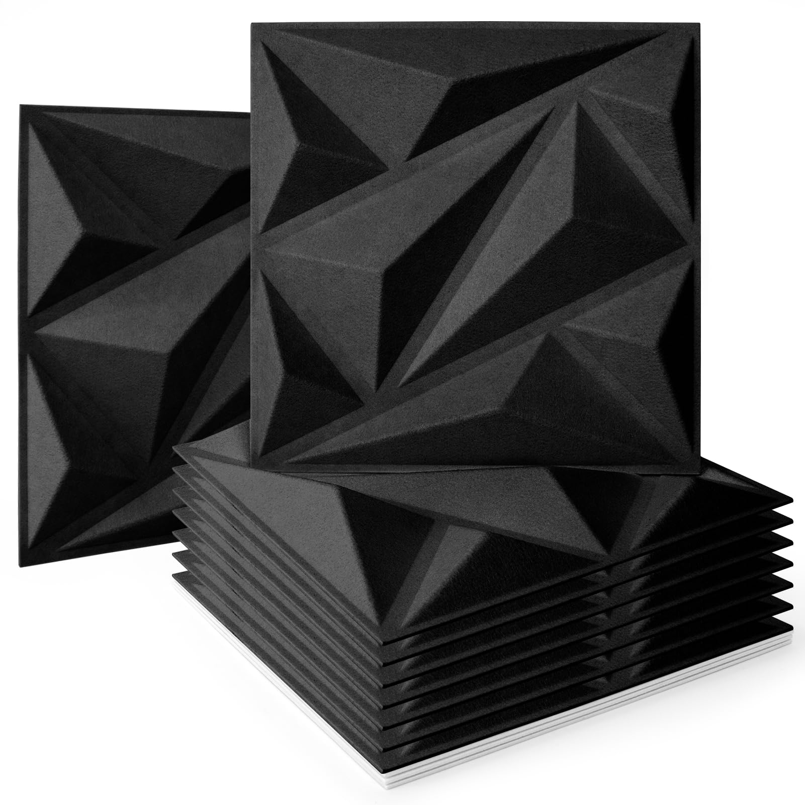 Art3dwallpanels Acoustic Panels with Tape 20 Pack Soundproof Wall ...