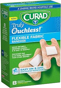 Amazon.com: Curad Truly Ouchless Fingertip and Knuckle Adhesive ...