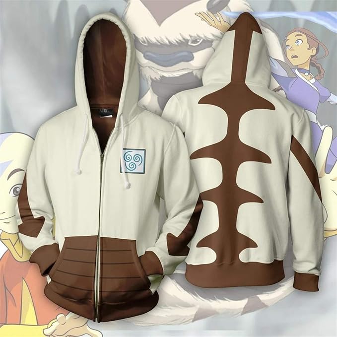 Lo último último Airbender Appa Cosplay sudadera con capucha con ...