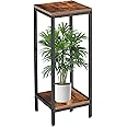 Amazon.com: IBUYKE 30 Inch Tall Plant Stand Indoor, 2 Tier Wood Corner ...