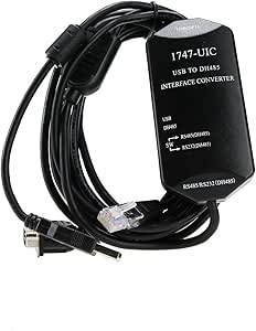Amazon.com: Avanexpress PLC Programming Cable Compatible with 1747-UIC USB to DH485 RS485 RS232 ...