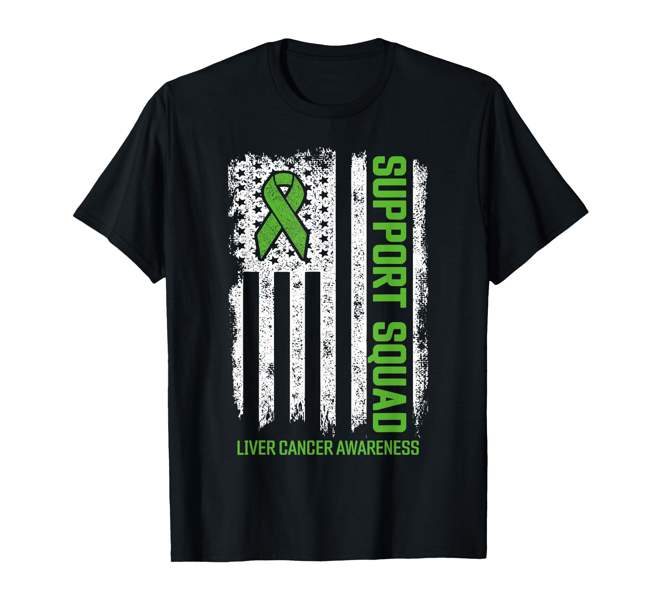 Liver Cancer Shirts Support Squad Liver Cancer Awareness T-Shirt for ...