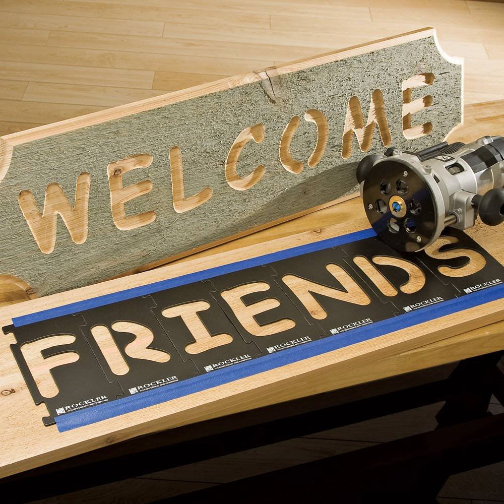 Mua Rockler Router Letter Template Set (4” H) – Comic Sans Font Letter ...