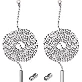 2 Pack Pull Chain String Extension with Connector for Ceiling Fan Light ...