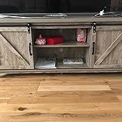 Amazon.com: Tangkula Wood TV Stand for 65” Television, TV Ark with ...