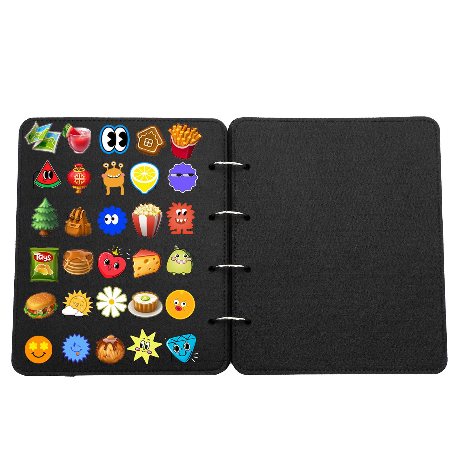 6 Pages A5 Enamel Pin Display Book, Pins Collection Storage Organizer ...
