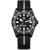 Amazon.com: watchdives WD1969 Pro Dive Watches VH31 Sweep Second Quartz ...