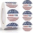 Amazon.com: Whaline 500Pcs Patriotic Thank You Stickers Vintage ...