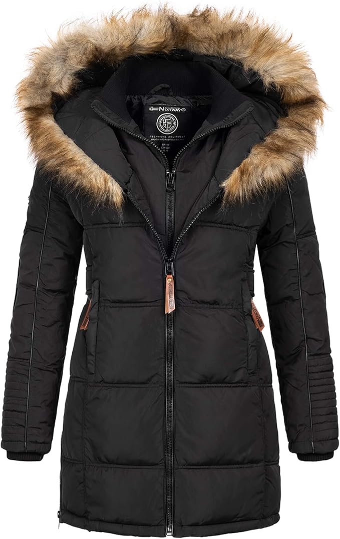 Geographical Norway Giacca invernale da donna parka D-454: Amazon.it ...