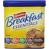 Amazon.com : Carnation Breakfast Essentials Chocolate Powder, 17.7 ...