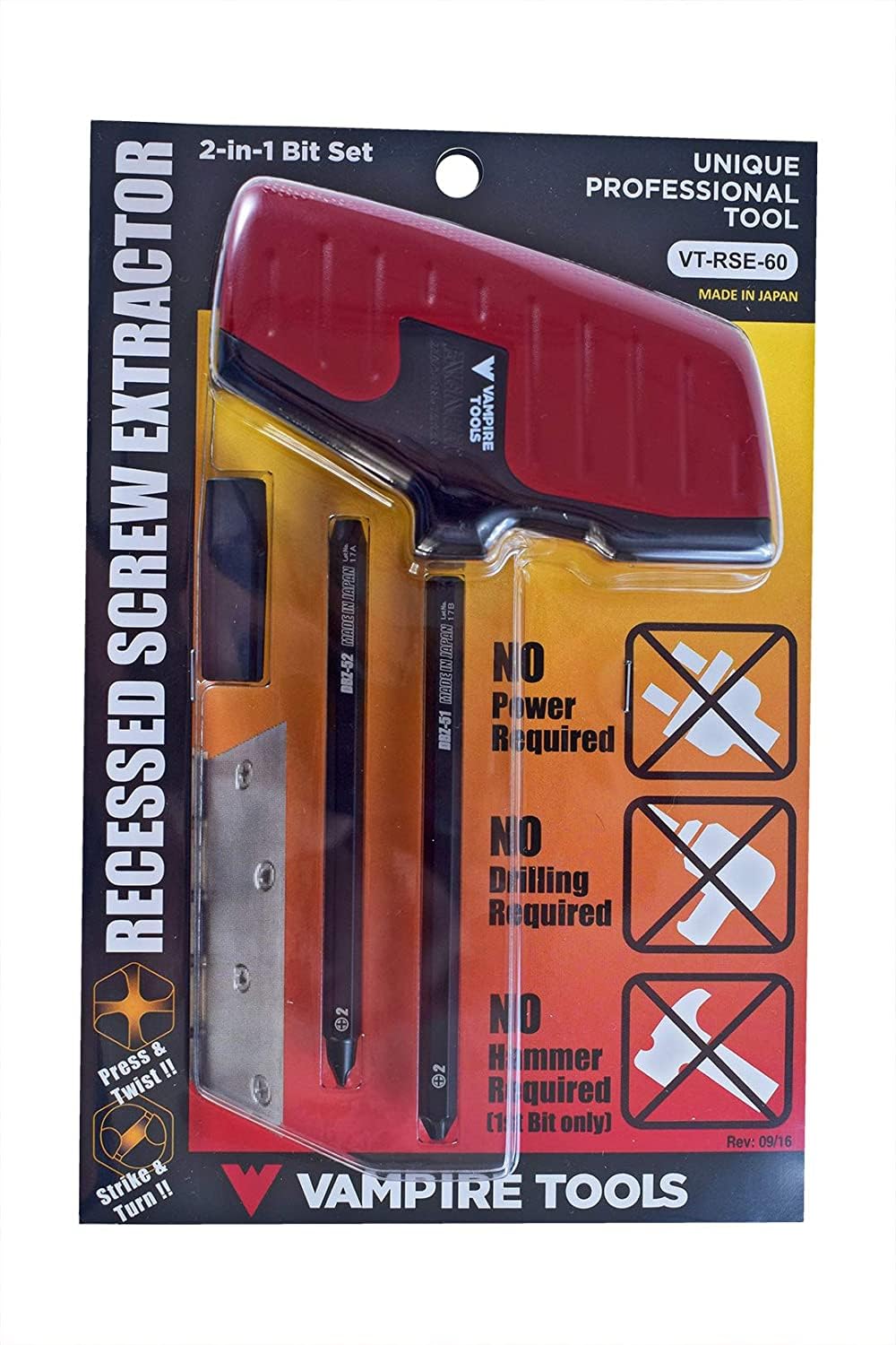 Mua VAMPLIERS Recessed Screw Extractor with Philips Screw #2 Bit Set ...