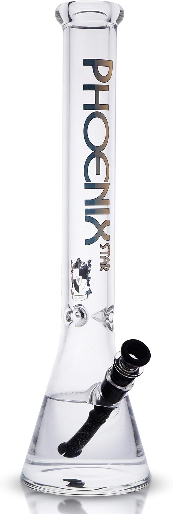 PHOENIX Bong, 18 Inch Height Glass Bong, 4.5 Inch Downstem 7mm Thick ...