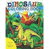 Cute Dinosaur Coloring Book, Dino Coloring Pages for Kids ages 1-4 ...