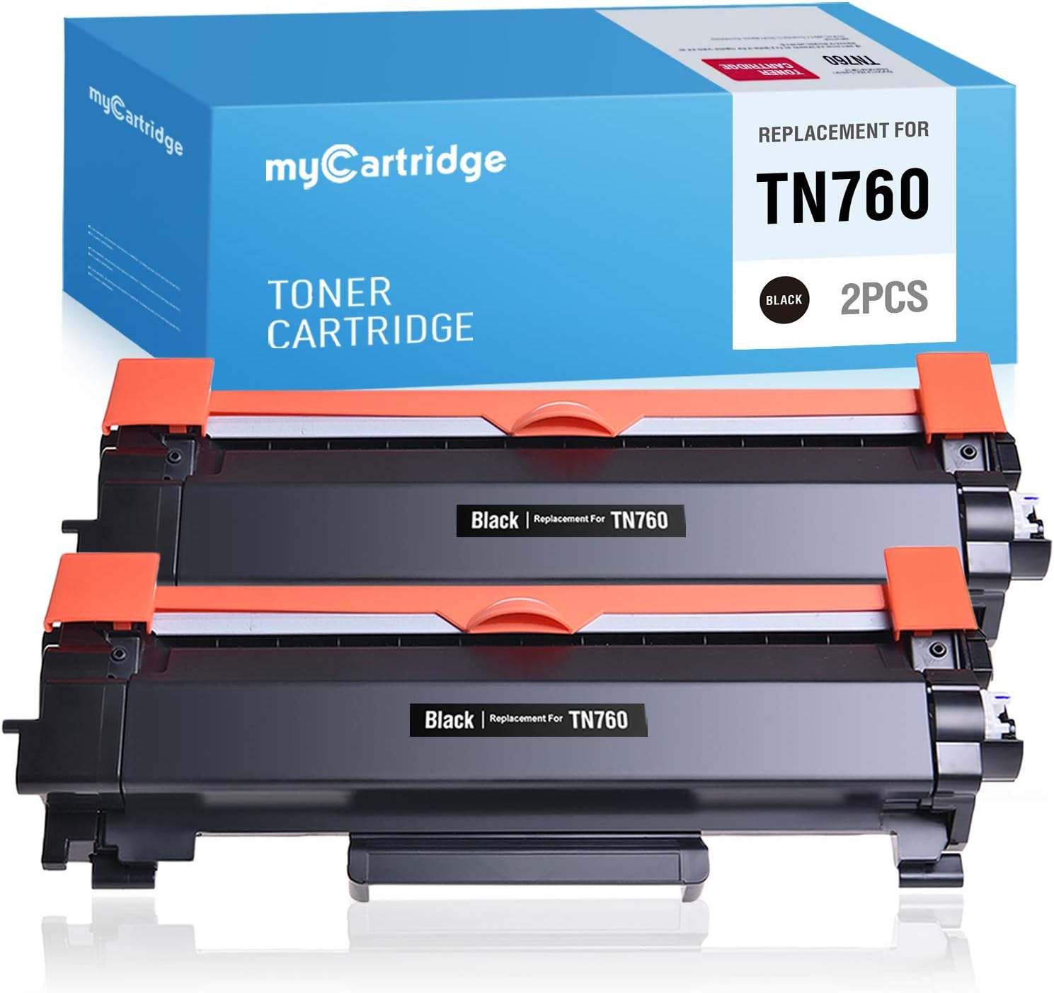 myCartridge - Cartucho de tóner Compatible con Brother TN760 TN730 ...