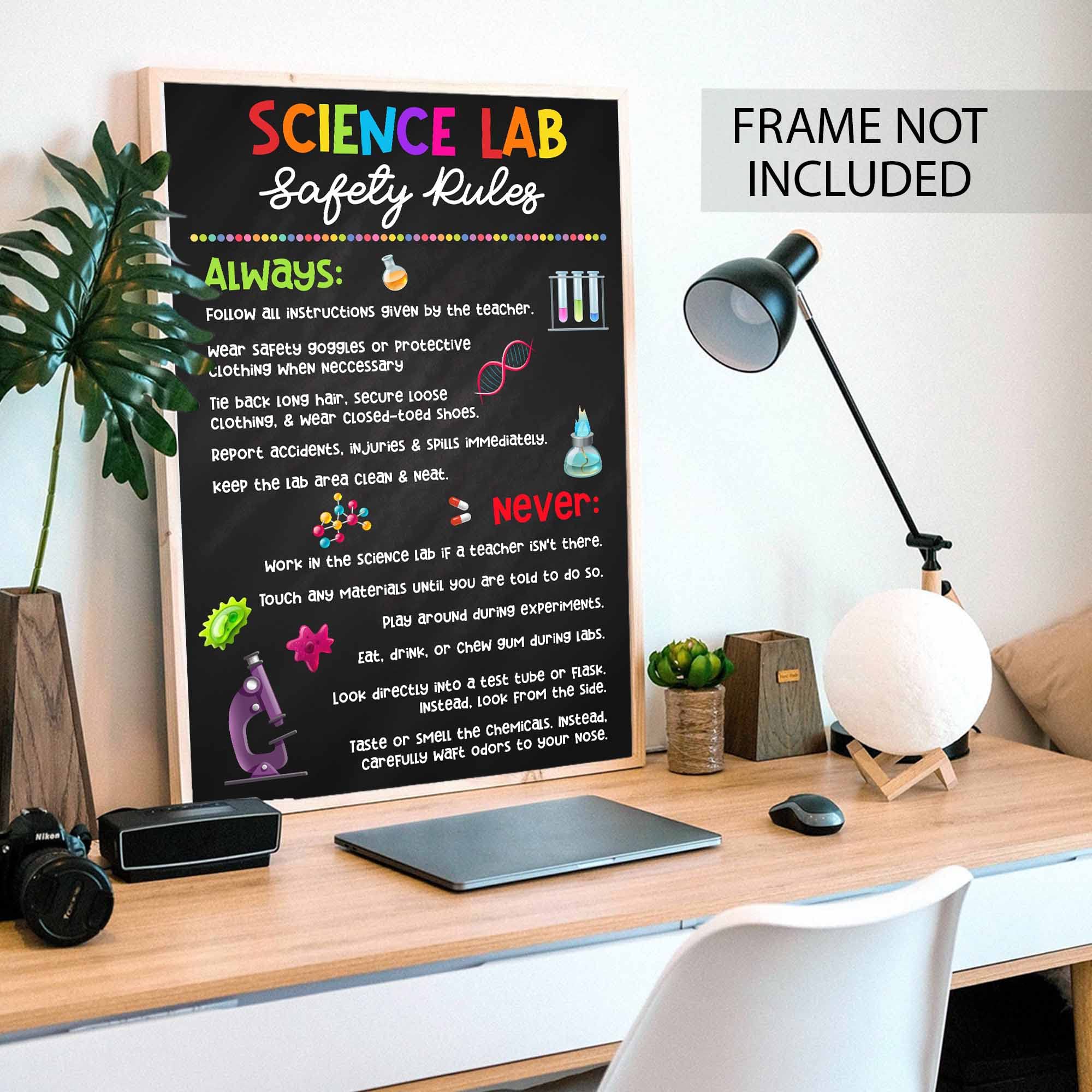 Mua Jinniee Science Lab Safety Rules Science Classroom Decorations ...