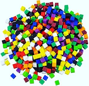 Amazon.com : Assessment Services, Inc.- Centimeter Cubes Set of 1000 ...