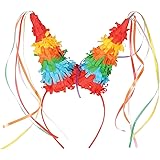 Amazon.com: amscan Cinco Pinata Deluxe Headband - 11" x 9", Multicolor ...