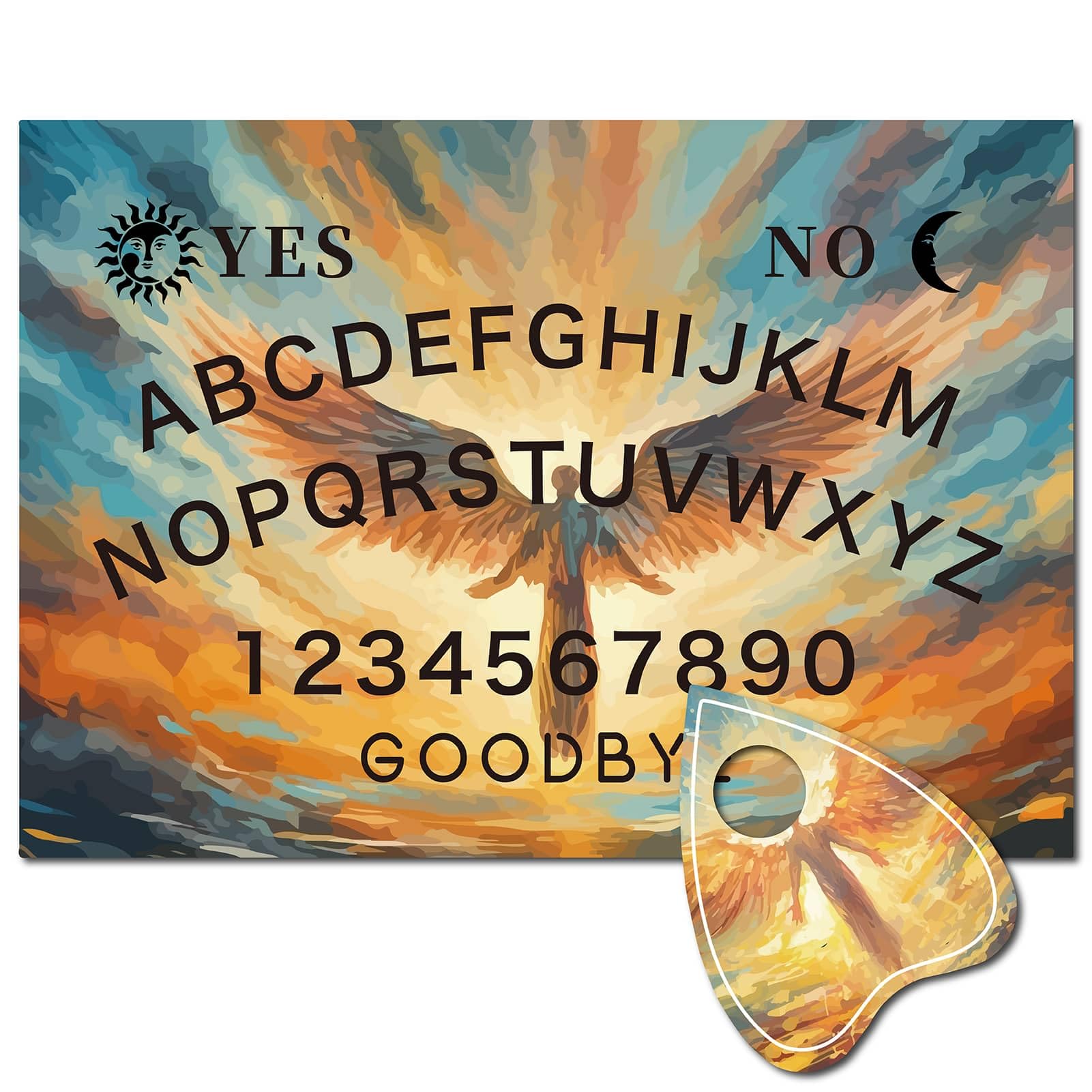 CREATCABIN Angel Fairy Pendulum Dowsing Divination Board Wooden Spirit ...