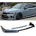 Amazon.com: CHIESMA Front Lip for 2022 2023 2024 11th Honda Civic Sedan Hatchback Sonic Gray ...