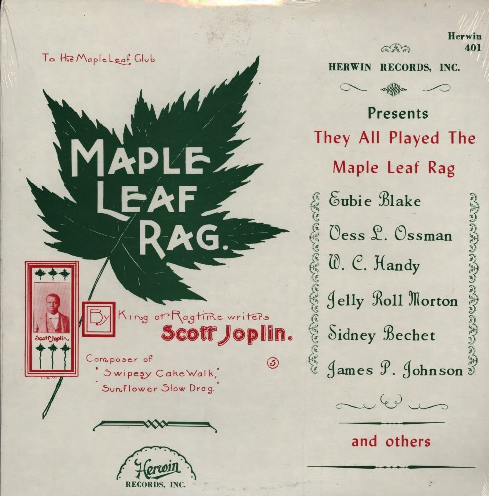 Various - Various - They All Played The Maple Leaf Rag - Herwin Records ...