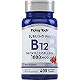 Amazon.com: Piping Rock Vitamin B12 Sublingual Tablets | 1000 mcg | 400 Pills | Methylcobalamin ...