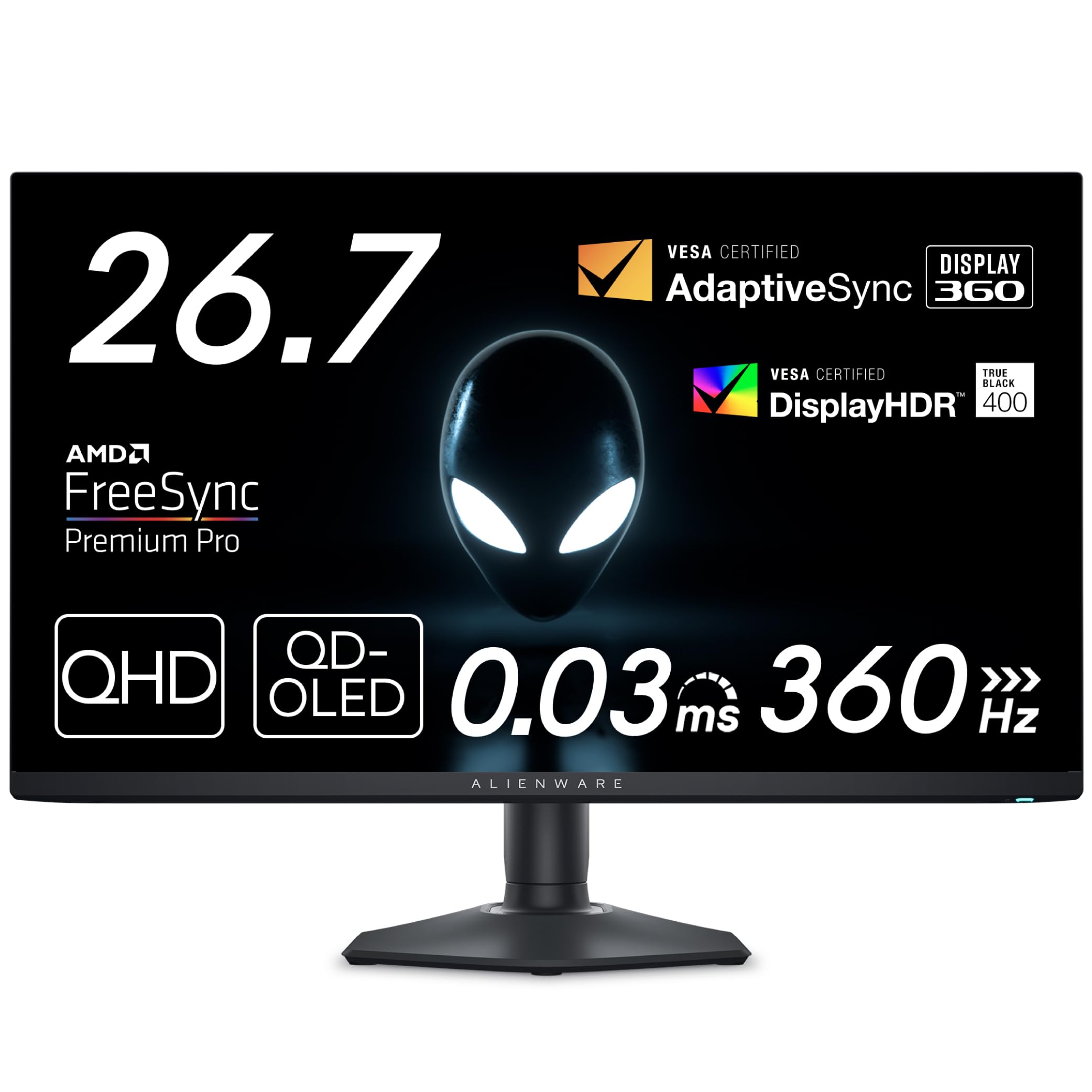 Mua Dell AW2725DF 27-inch OLED Alienware Gaming Monitor (QHD, QD-OLED ...