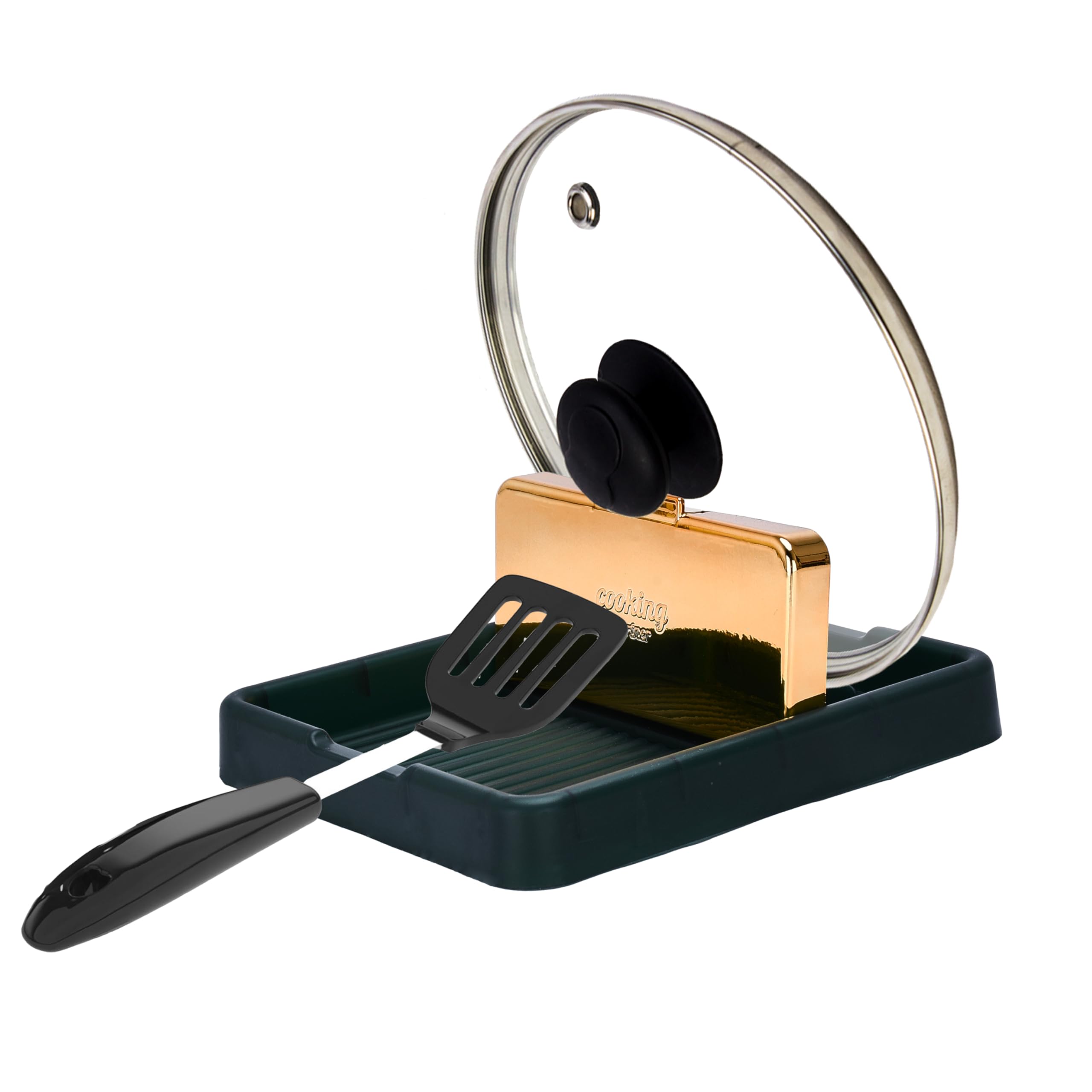 Noa Store Spoon and Lid Rest - Cute and Compact Utensil Organizer for ...