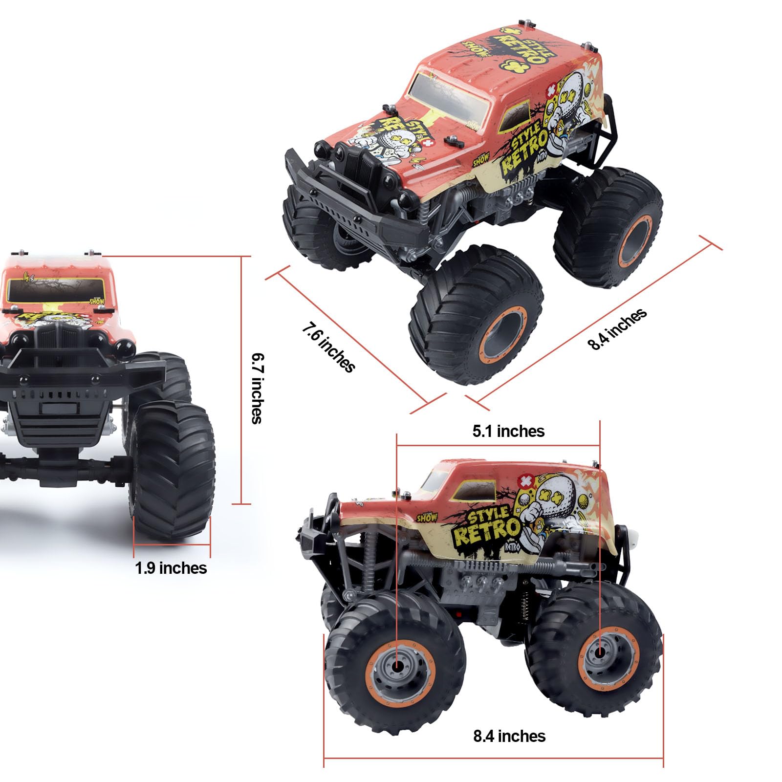 Mua ZUOBOLA 1:14 All Terrain Off-Road 2.4Ghz Remote Control Monster ...
