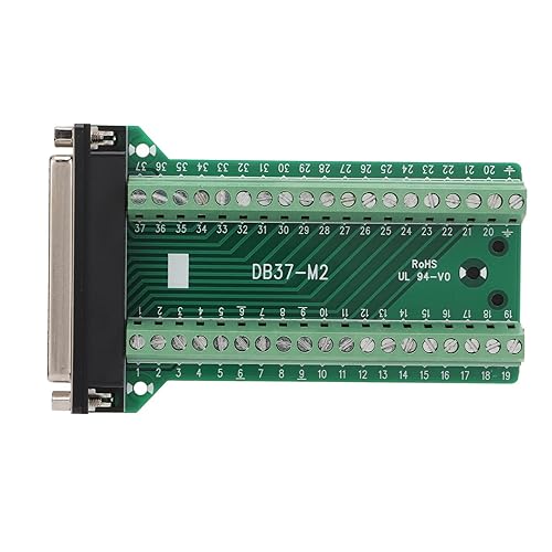 DB37 Breakout Connector 37 pin Port Straight PCB thinner D-Sub Terminal ...