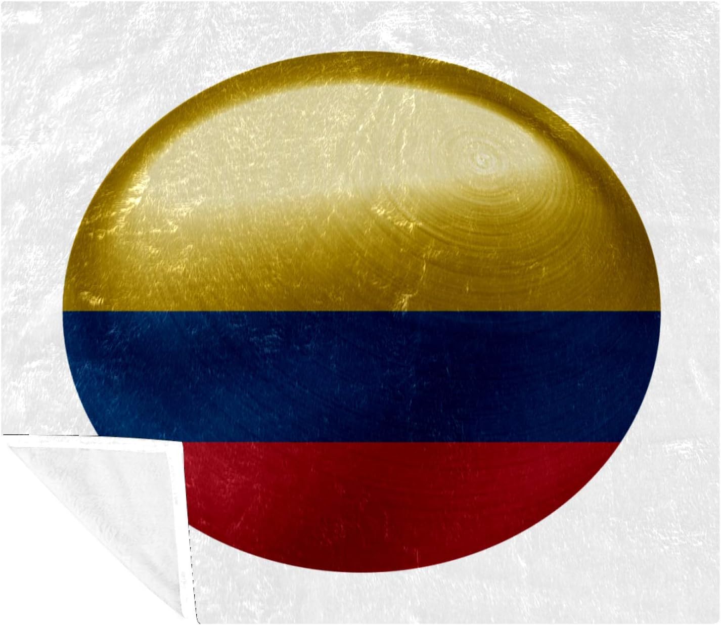 CHINFY Manta de forro polar nacional de la bandera de Colombia – Manta ...